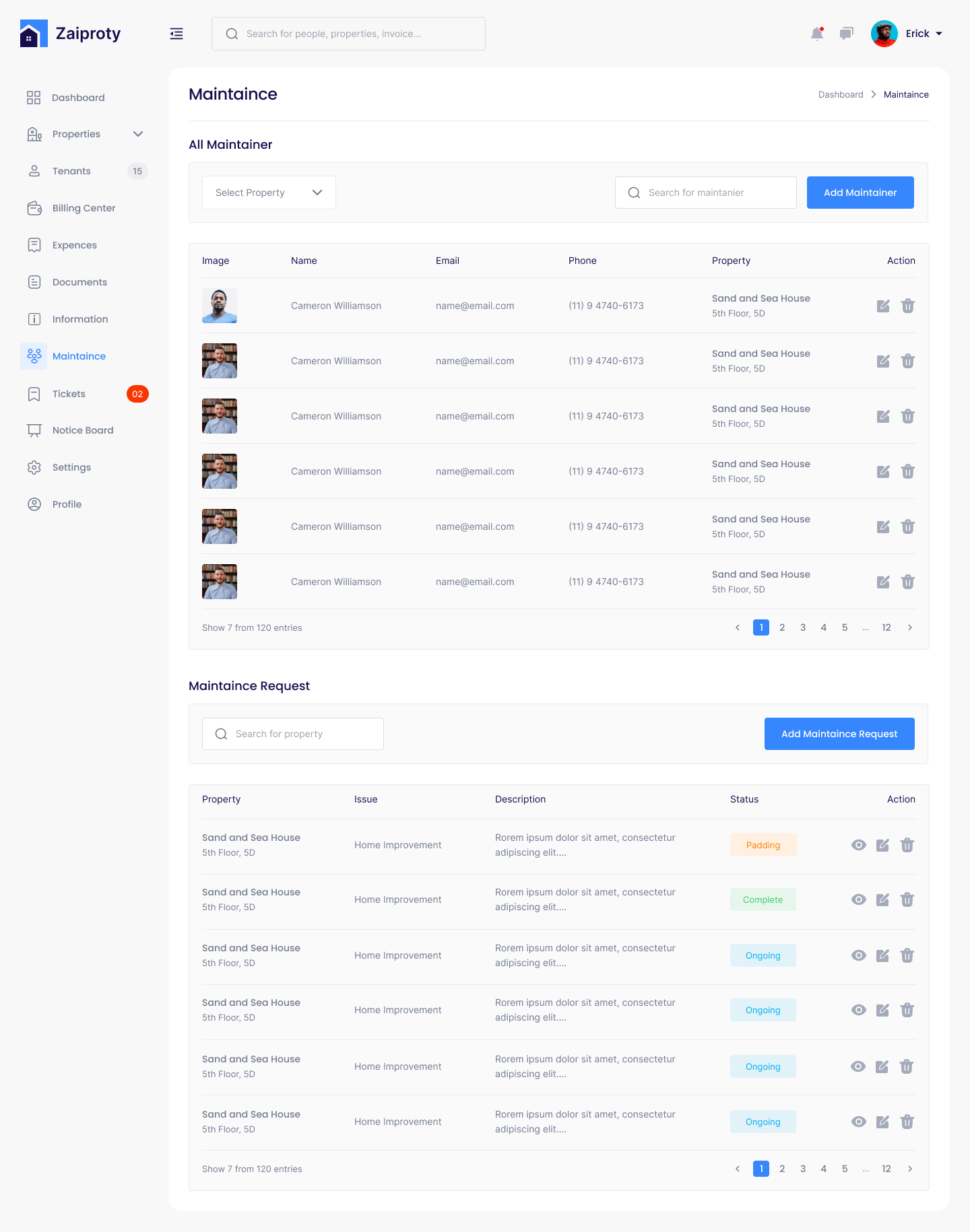 Zaiproty - Property Management Laravel Script by zainiktheme | CodeCanyon